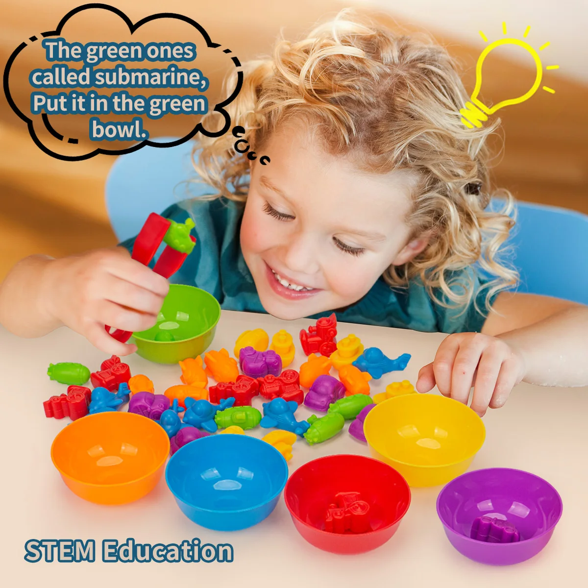 Counting & Animal Sorting Toy – Montessori STEM Learning – The Mom Pick