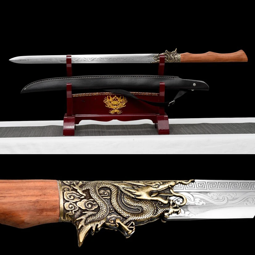 91cm-medieval-real-steel-sword-warrior-battle-ready-outdoor-wooden ...