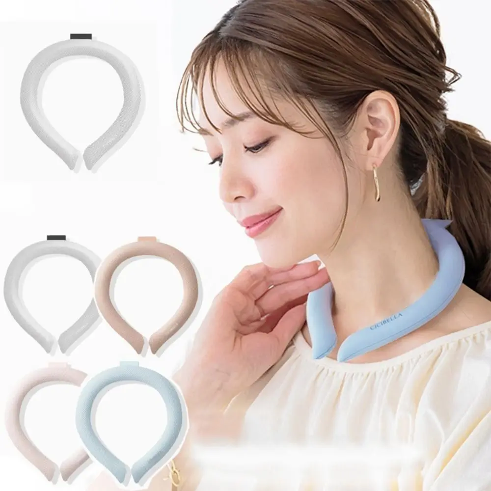 New-Freeze-Cooling-Neck-Wraps-Ring-Reusable-Ice-Pack-Tube-Cool-Neck ...