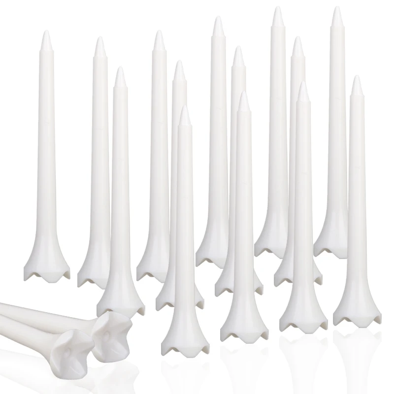 50pc-Professional-Tee-System-Plastic-Golf-Tees-83mm-length-Low ...