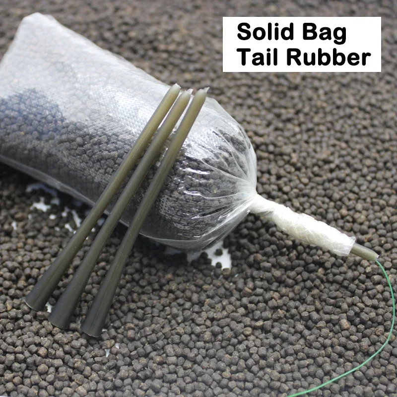 10-Pieces-Carp-Fishing-Tackle-Solid-Bag-Tail-Rubber-PVA-Bag-Fit-With ...
