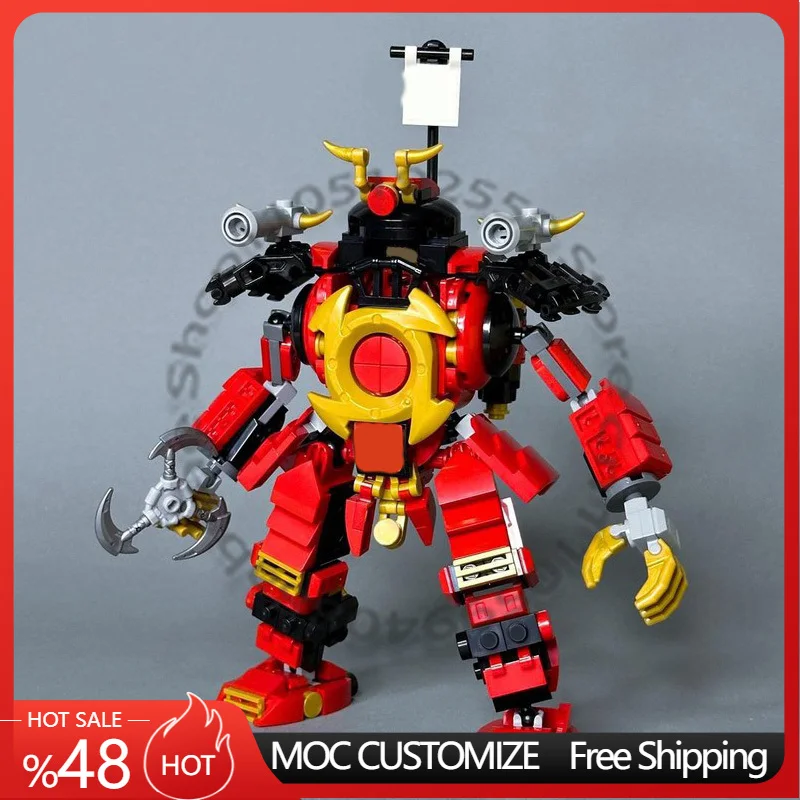 407 PCS Customize Warrior Mech MOC Customize Modular Building Block ...