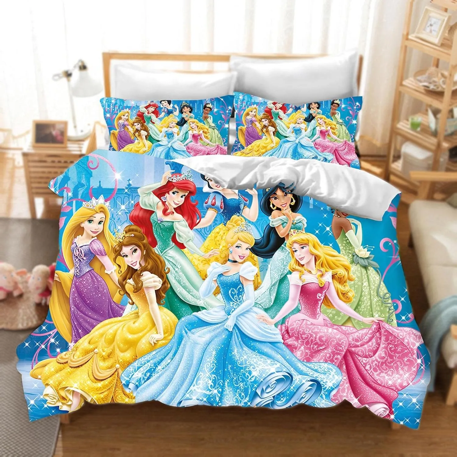 Disney-Princess-Fairy-Tales-Bedding-Snow-White-3D-Print-Duvet-Cover-Set ...