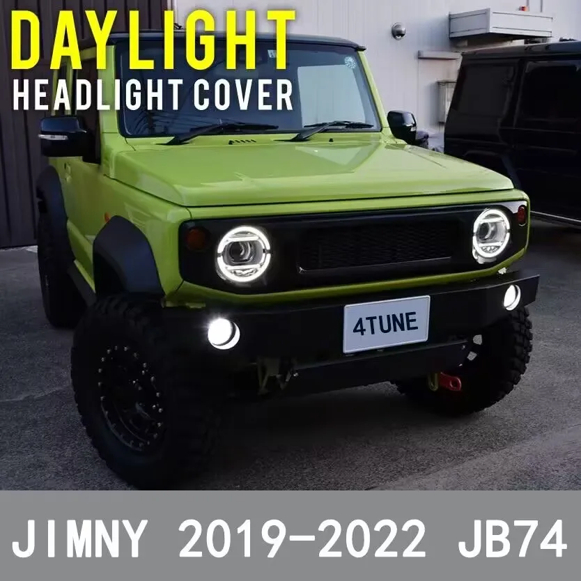 For-Suzuki-Jimny-JB74-2019-2024-LED-Headlights-refit-G63-model-daytime ...