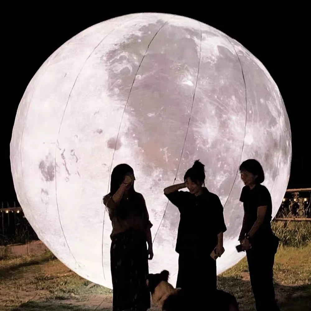 Bola-de-Luna-inflable-gigante-con-luz-LED-globo-inflable-con-soplador ...