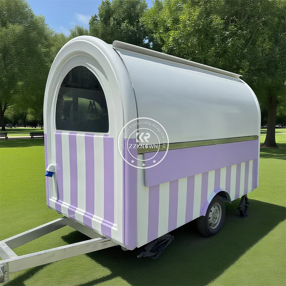 Street Food Trailer Fully Equipped Concession Mobile Coffee Kiosk Pizza ...