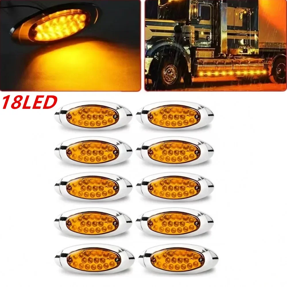 10PCS-Trailer-Tail-Light-Marker-Clearance-Lights-Warning-Lamp-LED-Side ...