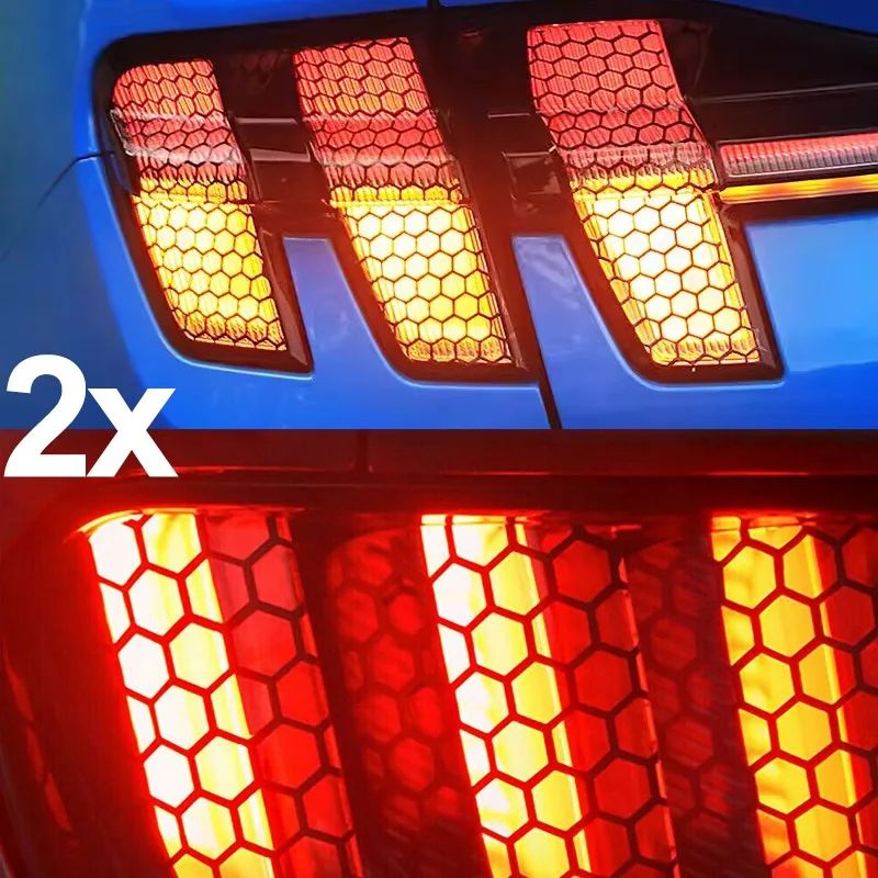 Car-Honeycomb-Stickers-DIY-Cuttable-Car-Rear-Tail-Lights-Lamp ...