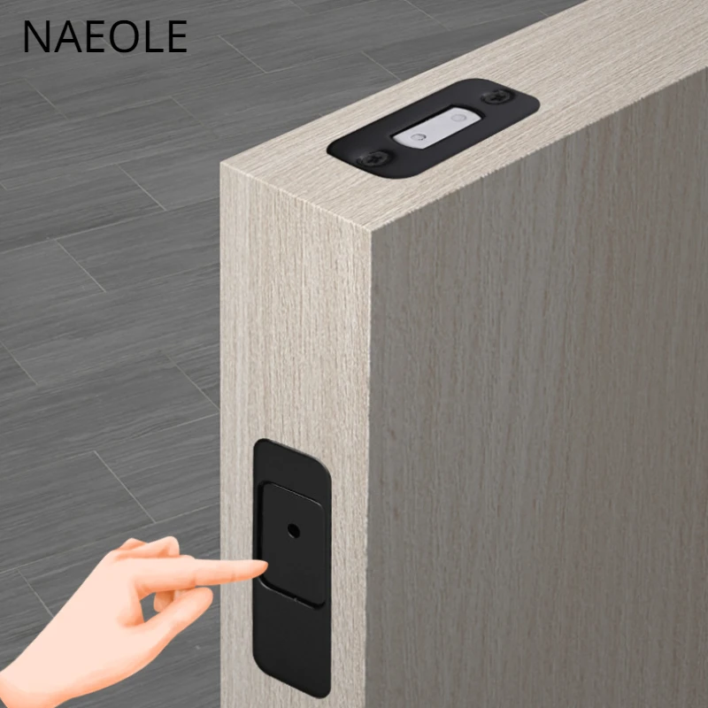 Magnetic-Automatic-Latch-Invisible-Wooden-Door-Concealed-Door-Concealed ...