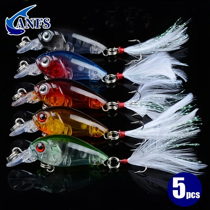 ANFS-Minnow-Fishing-Lure-Set-Iscas-Artificiais-Wobbler-Crankbait ...