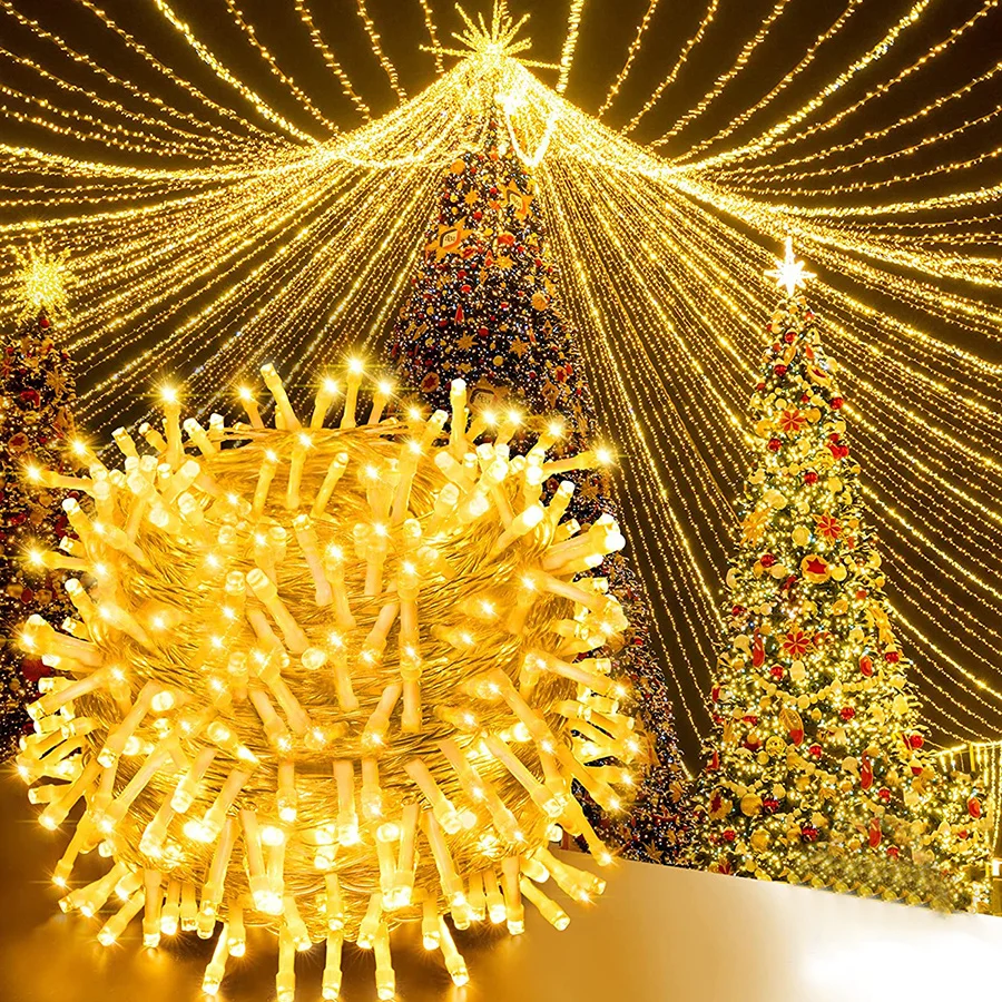 100M-200M-500M-Outdoor-Christmas-String-Lights-Holiday-Christmas-Tree ...