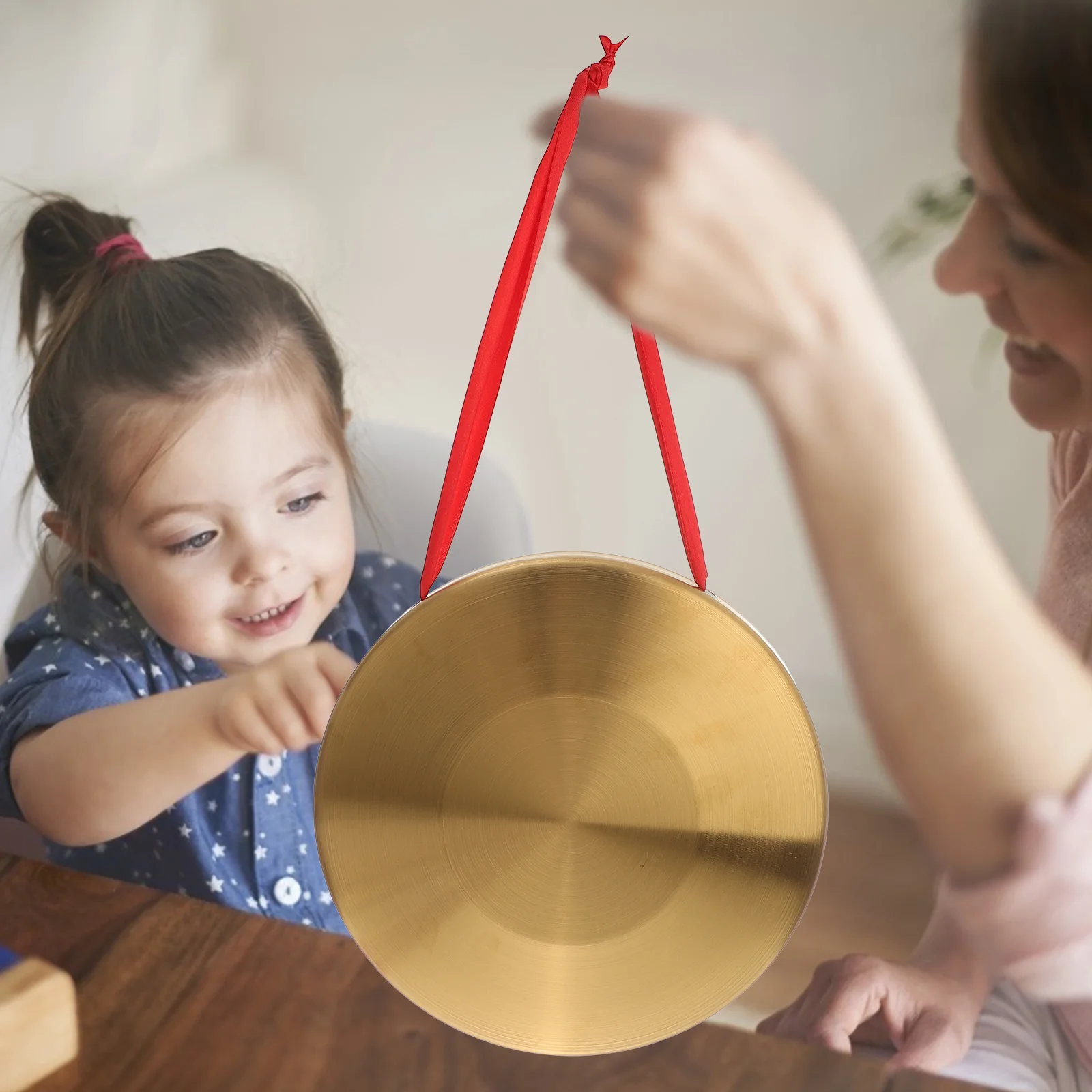 Kids Toy Gong Hand with Play Hammer Outdoor Playset Percussion Chinese ...