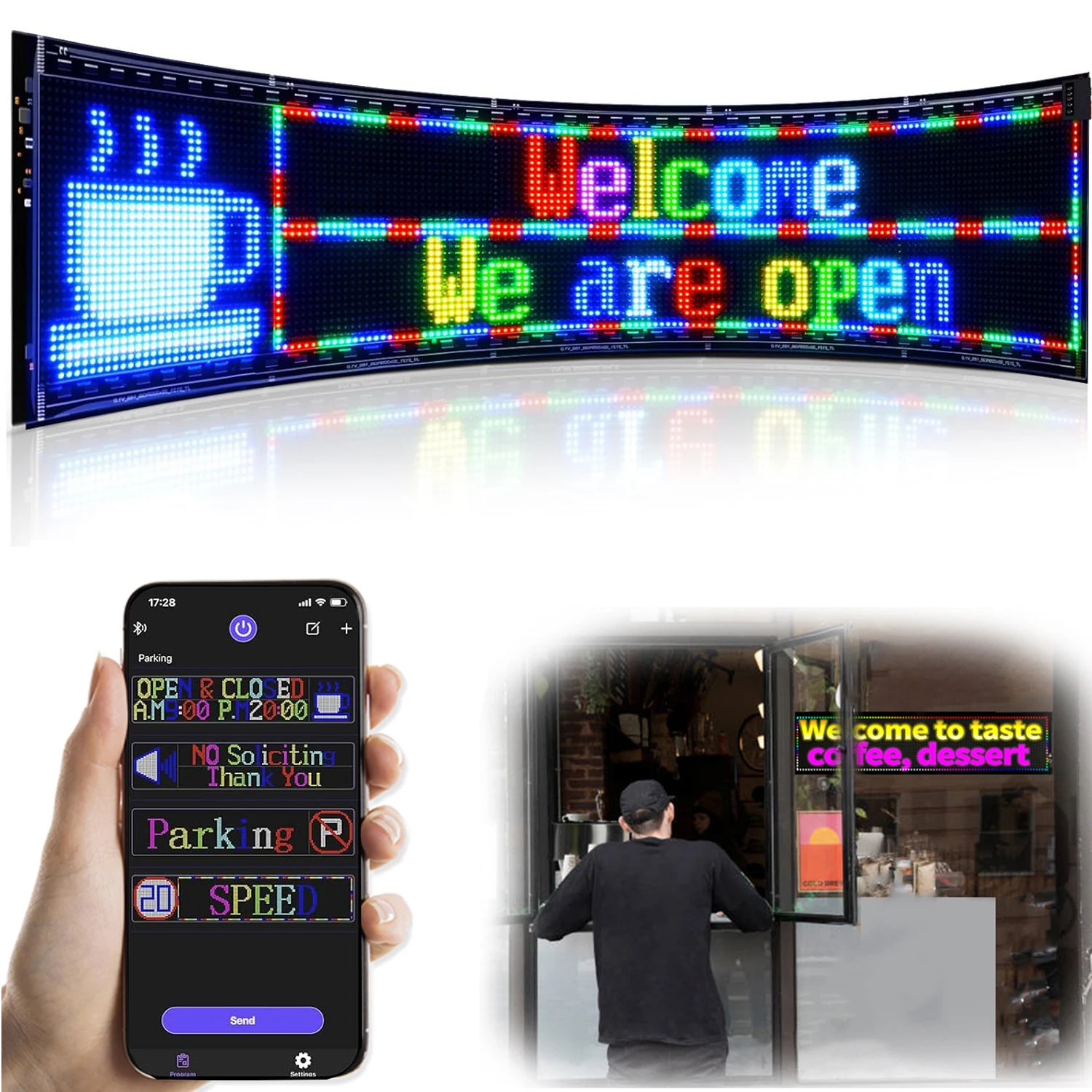 GOTUS-LED-flexible-rolling-billboard-Bluetooth-APP-control-supports ...