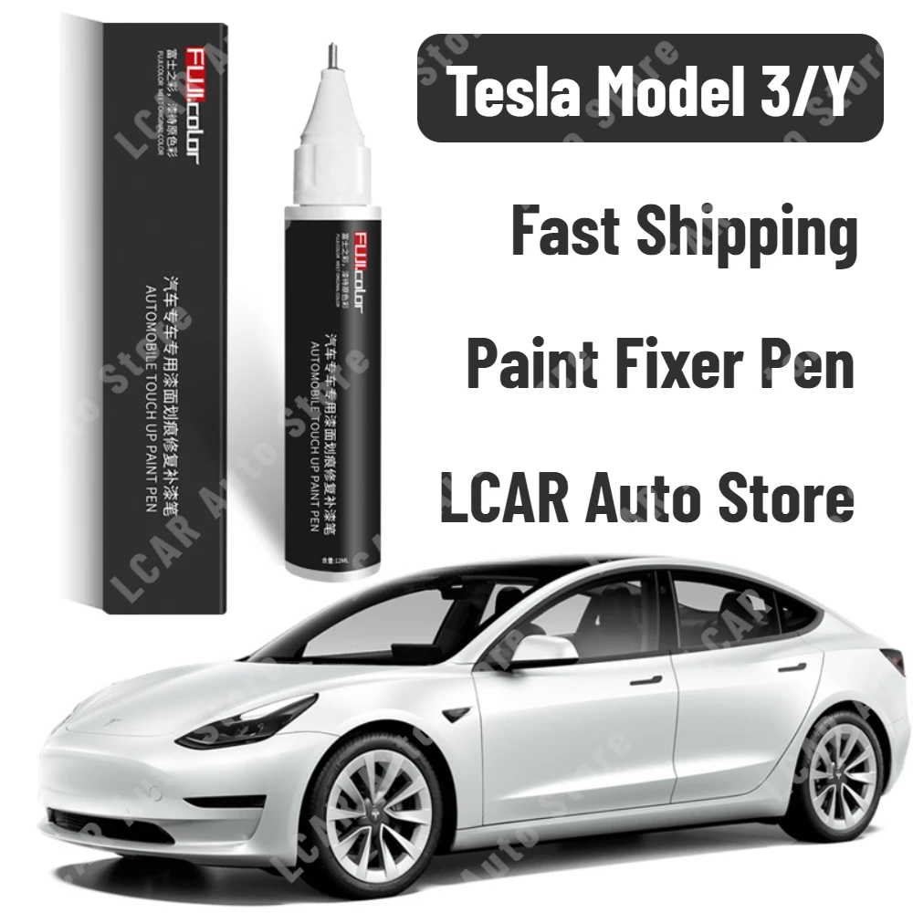 For-Tesla-Paint-Touch-Up-Pen-Wheel-Scratch-Remover-Repair-Model-3-Y-X-S ...