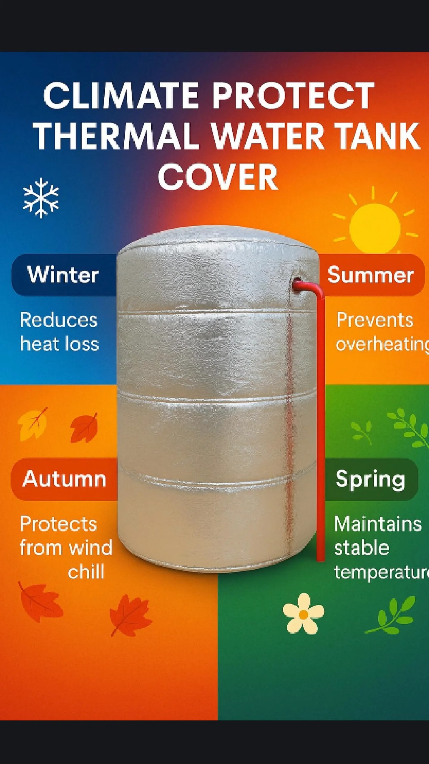 Canon Shield-Weather Tank Guard | Insulation Cover| Thermal Water Tank ...