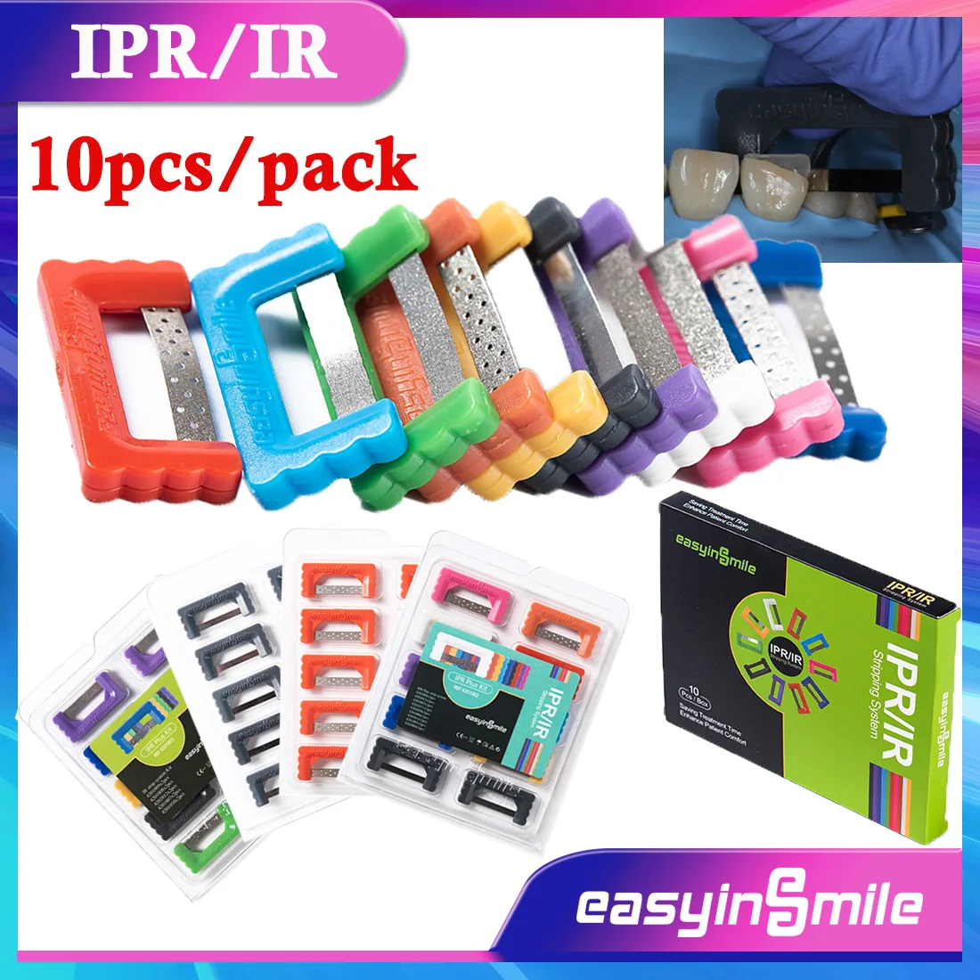Easyinsmile-10Pcs-Dental-Orthodontic-IPR-IR-Polishing-Strips ...