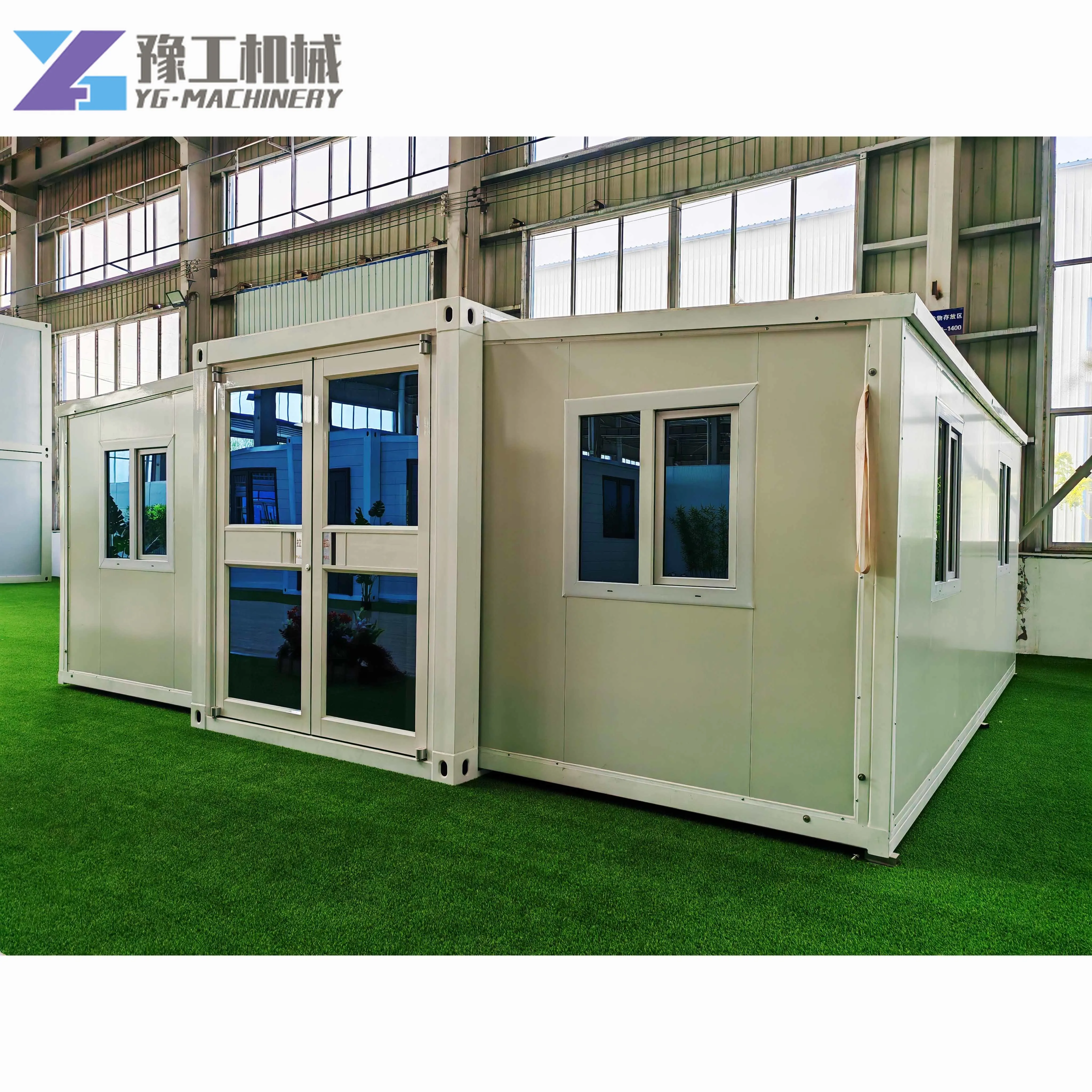 Casa-de-contenedor-de-acero-prefabricada-plegable-de-doble-ala-casa-de ...