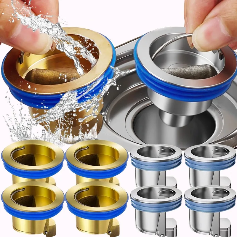 Toilet Brass Floor Drain Core Anti Odor Insect Floor Drain Core Sewer ...