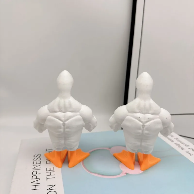 Quirky Space Meet The Strong Muscle Duck,4.5" Strong Muscle Duck Desk ...