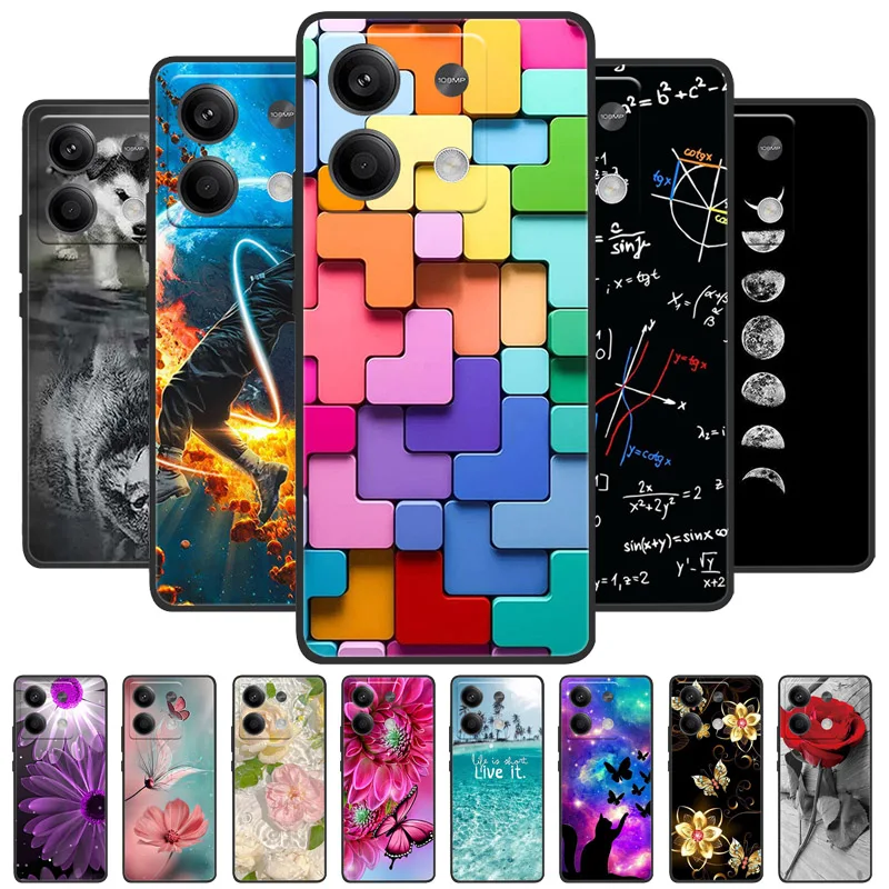 For-Xiaomi-Poco-X6-Pro-5G-Case-PocoX6-Luxury-Phone-Silicon-Back-Cover ...