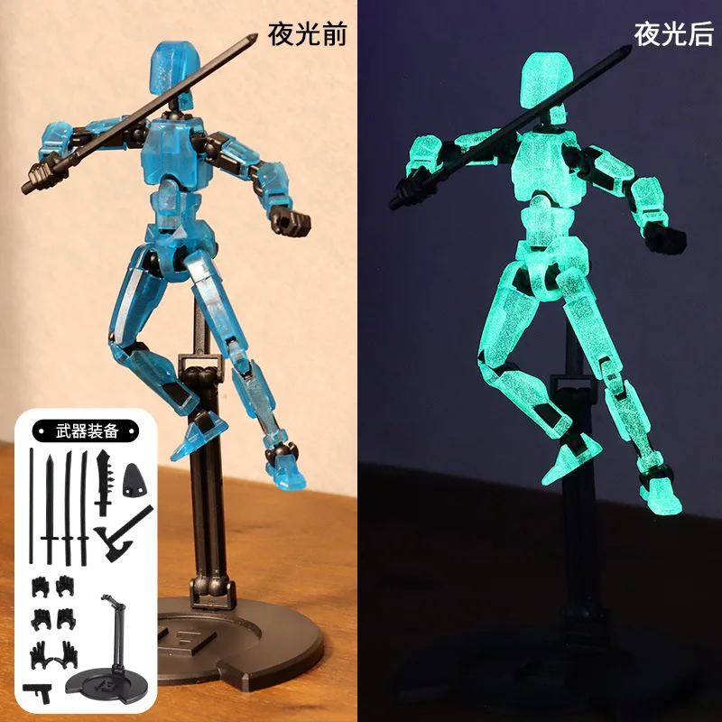Upgraded Stand Lucky 13 Figure Toys Dummy 3D Printed Movable Shapeshift ...