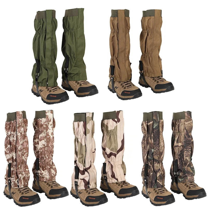 Waterproof Leg Gaiters Leg Warmers Hiking Ski Boot Cover Travel Legging ...