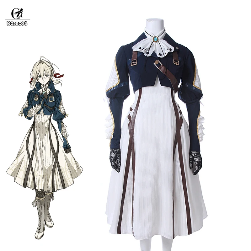 ROLECOS Violet Evergarden Cosplay Costume Anime Violet Evergarden ...