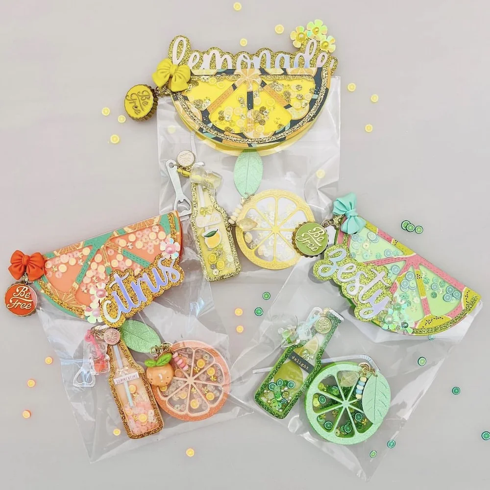 KSCRAFT Lemon Shaker Bag Topper Metal Cutting Dies Stencils for DIY ...