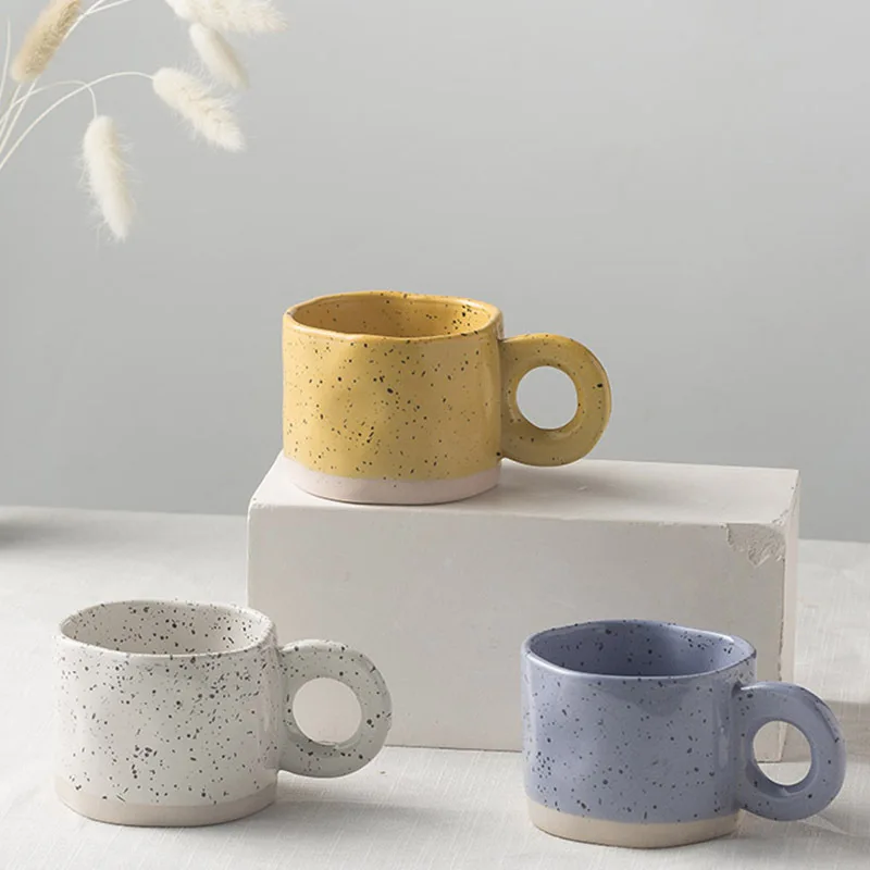 Korea-Ring-Handle-Ceramic-Mug-Candy-Color-Milk-Coffee-Cup-Office-Home ...