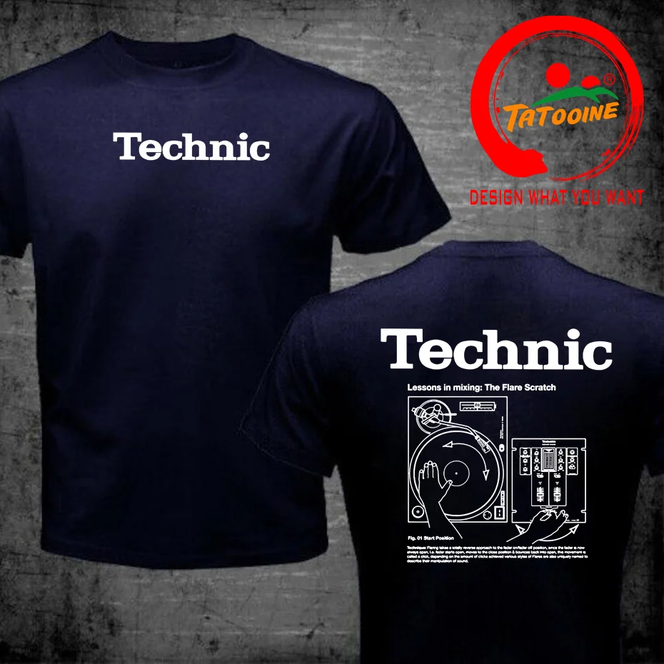 Technics-DJ-Turntable-Music-House-Techno-Electronic-Hip-Hop-T-Shirts ...