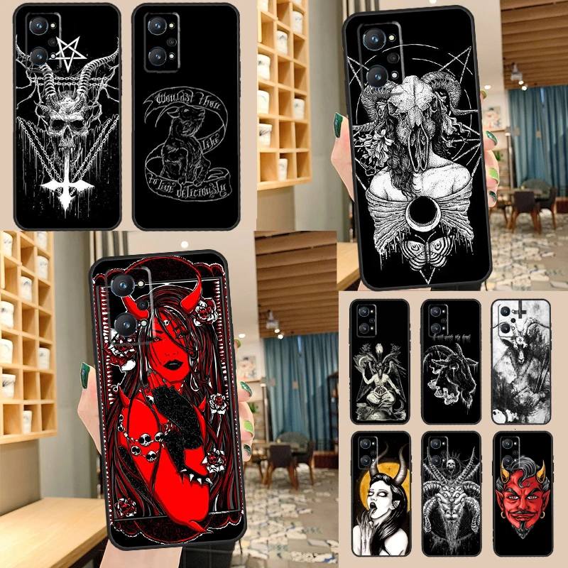Devil Satan Case For Realme C21Y C25Y C25s C11 C21 C31 C15 C35 8i 9i 8 ...