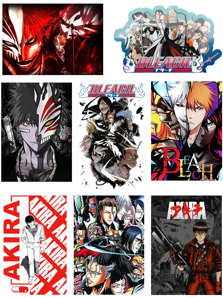 Popular-BLEACH-Iron-on-transfers-for-clothing-patches-Anime-AKIRA ...