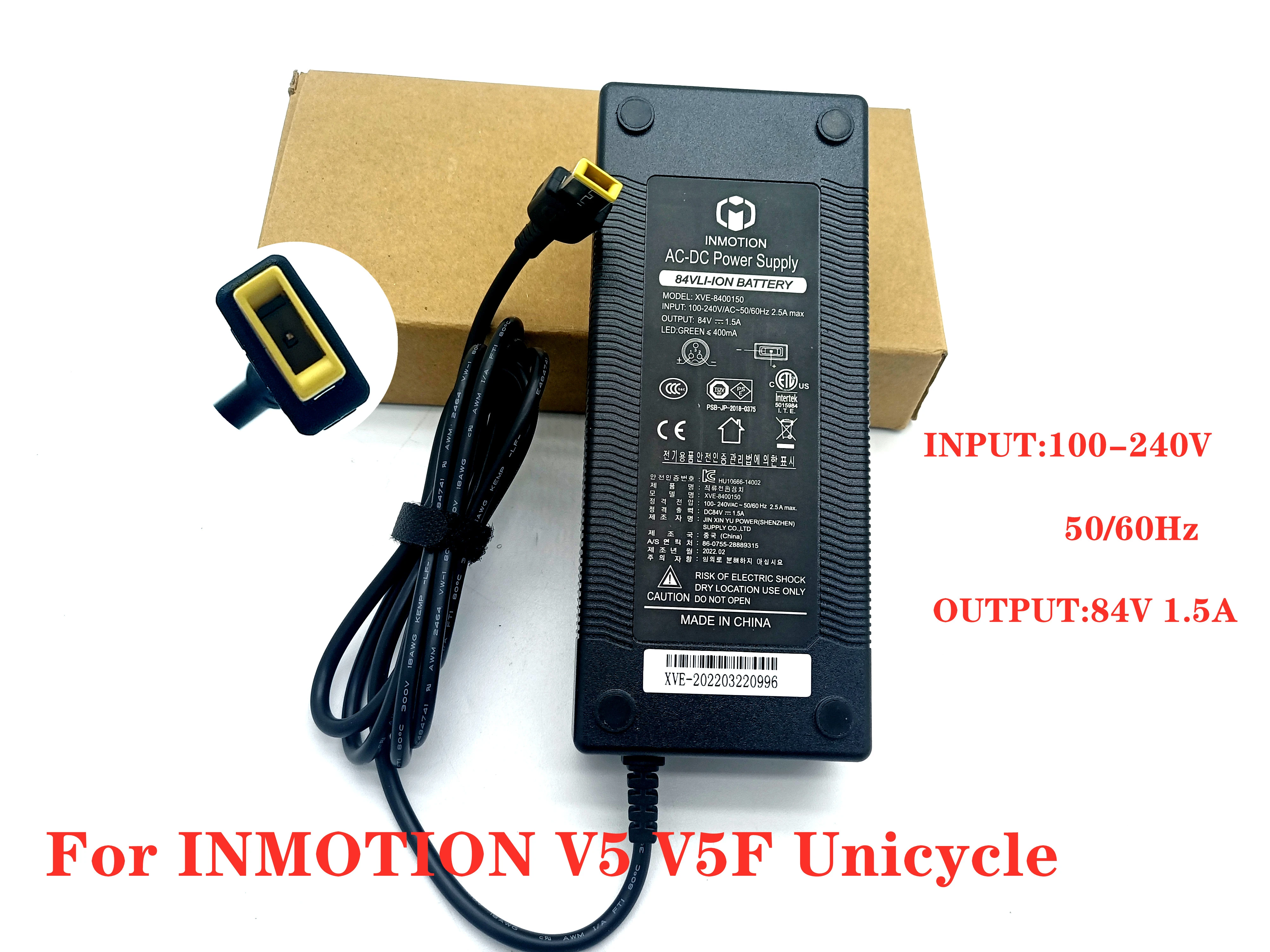 Original 100-240v Charger For Inmotion V5 / V5d / V5f Self Balance ...