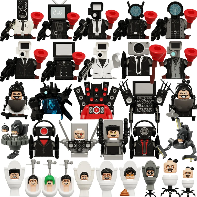 Monitor-de-minifiguras-de-acci-n-para-ni-os-Toilet-Man-K2133-altavoz ...