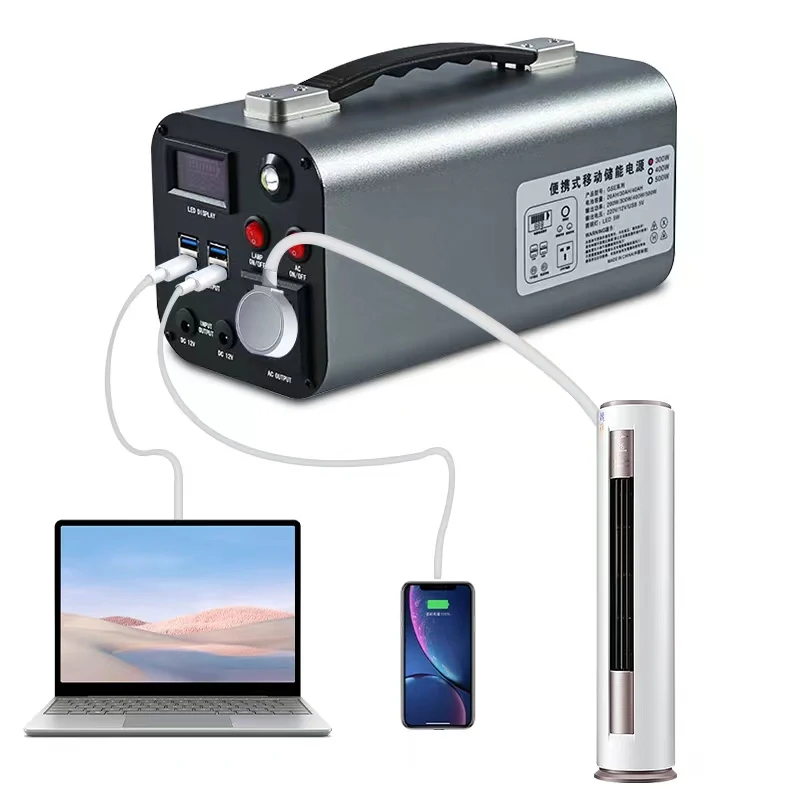 Multi-Device-Power-Bank-and-Station-with-Quick-Charge-3-0-and-AC-Outlet ...