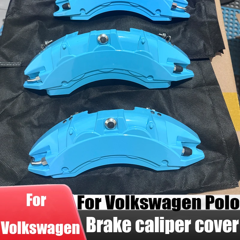 For Volkswagen Polo aluminum alloy tire caliper cover brake caliper ...