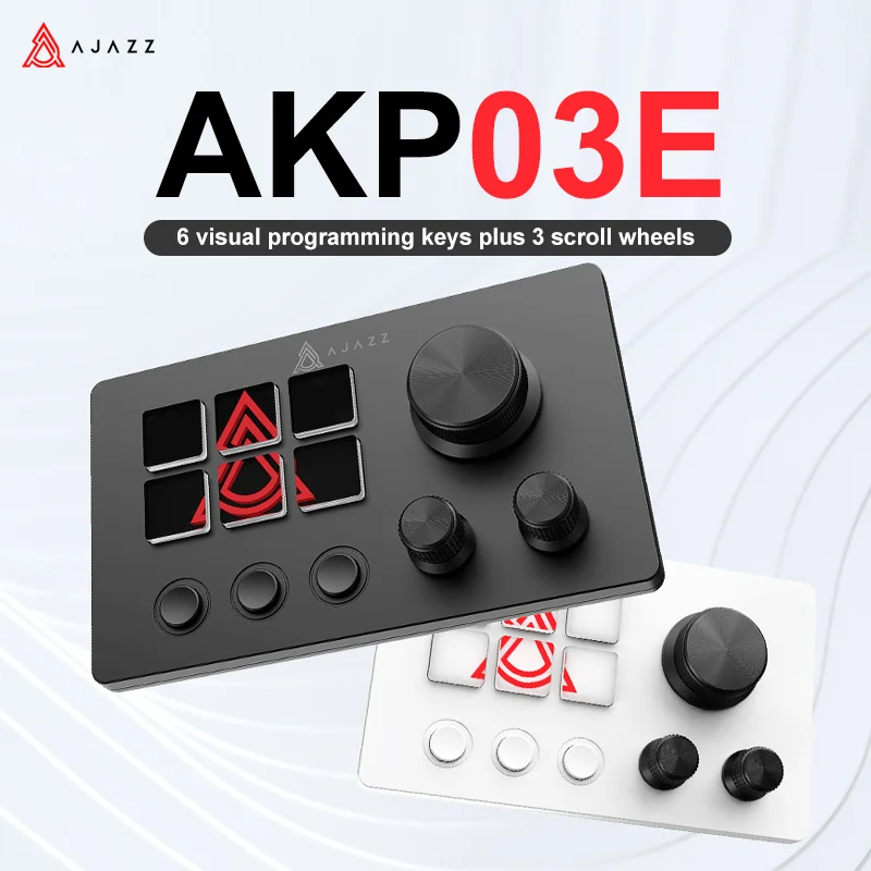 Ajazz-AKP03E-Mechanical-Macro-Keyboard-Multi-Function-Desktop-Assistant ...