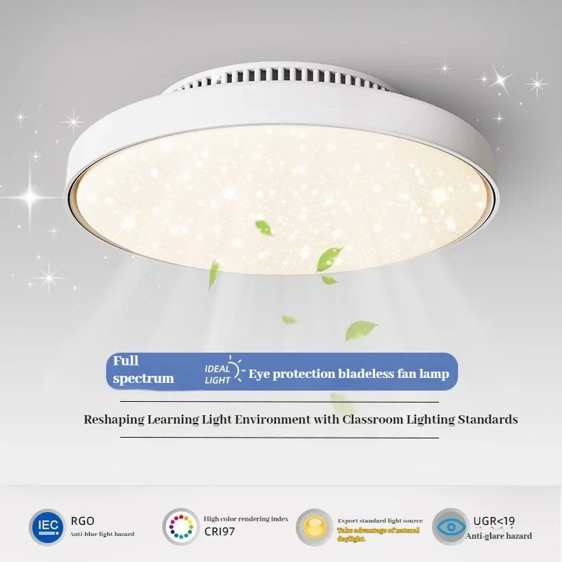 Wifi-Smart-control-Modern-Full-Spectrum-Invisible-Blade-LED-Ceiling-Fan ...
