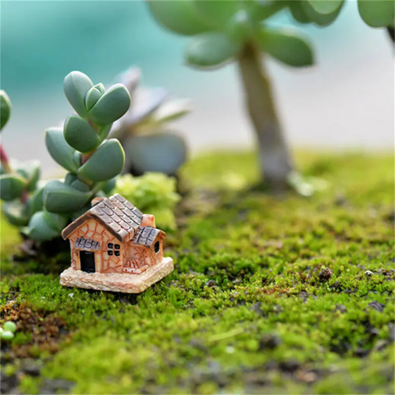 Miniature Fairy Cottages In Terrariums