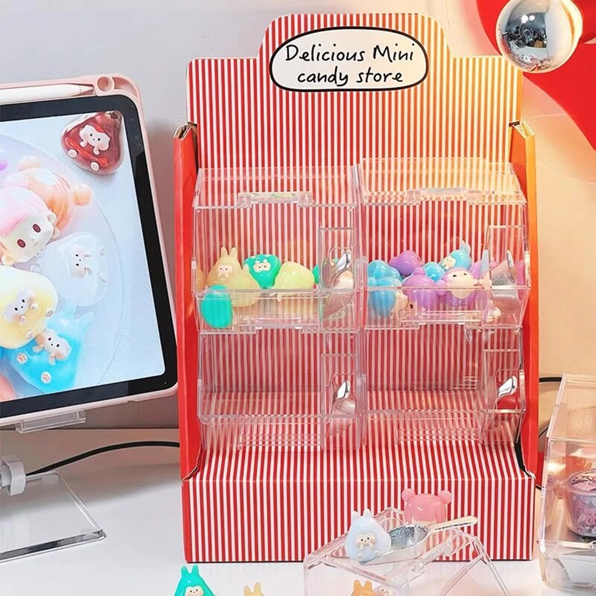 Desktop-Storage-Box-Display-Rack-Acrylic-Candy-Accessories-Super-Cute ...