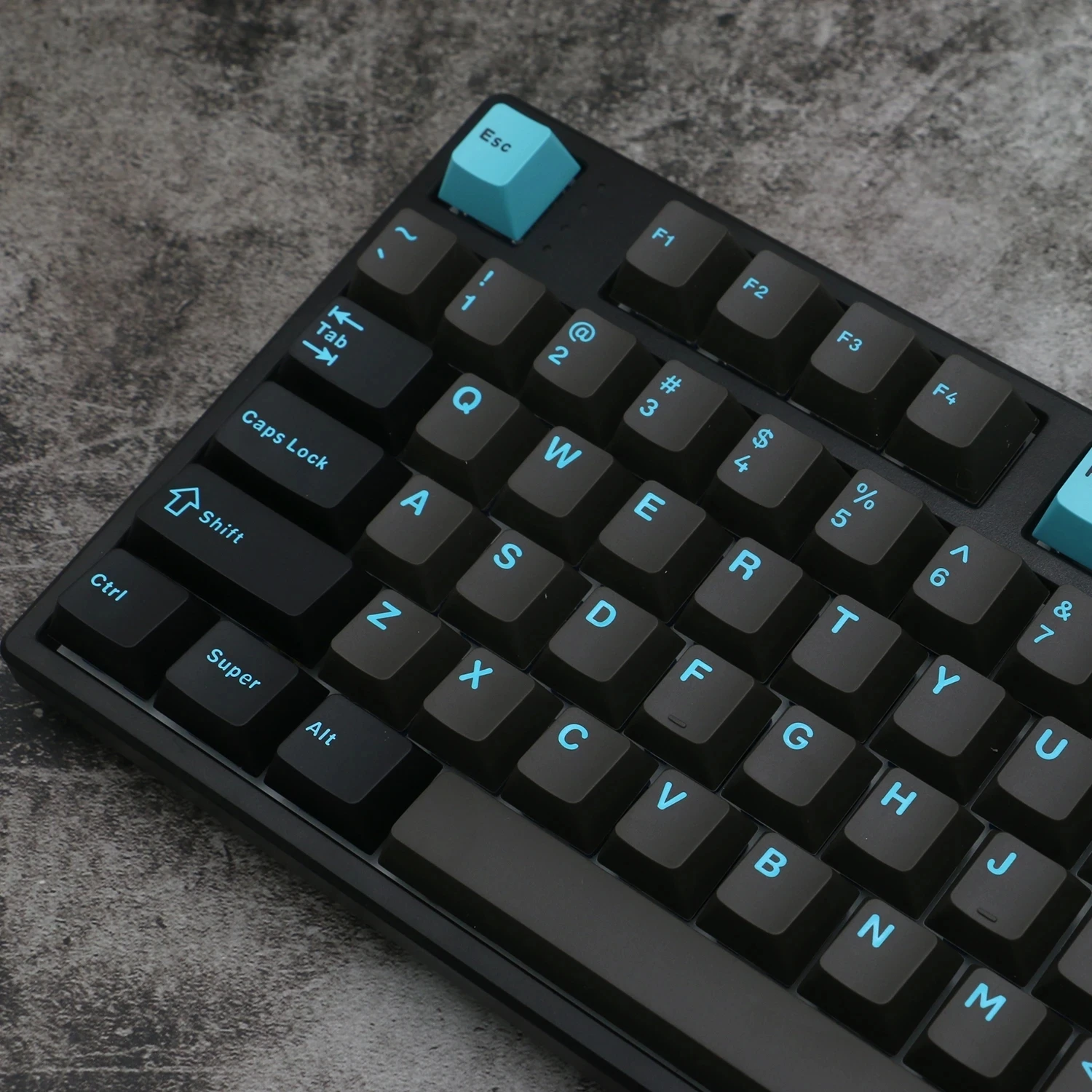 169-Keys-set-GMK-Graphite-Cyan-Keycaps-PBT-Double-Shot-Key-Caps-Cherry ...