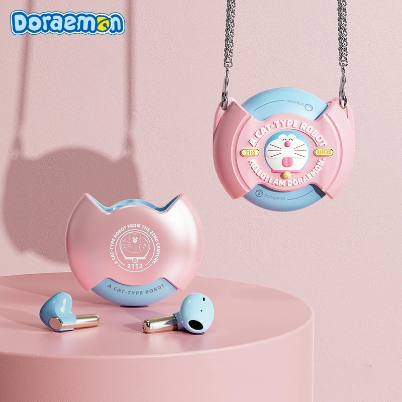 Kawaii-Doraemon-Cartoon-Bluetooth-Earphone-Cute-Doraemon-Multisystem ...
