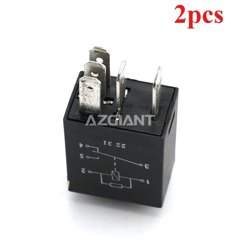 2 pcs original No. 404 5pin car relay for Volkswagen Audi Lavida Polo ...