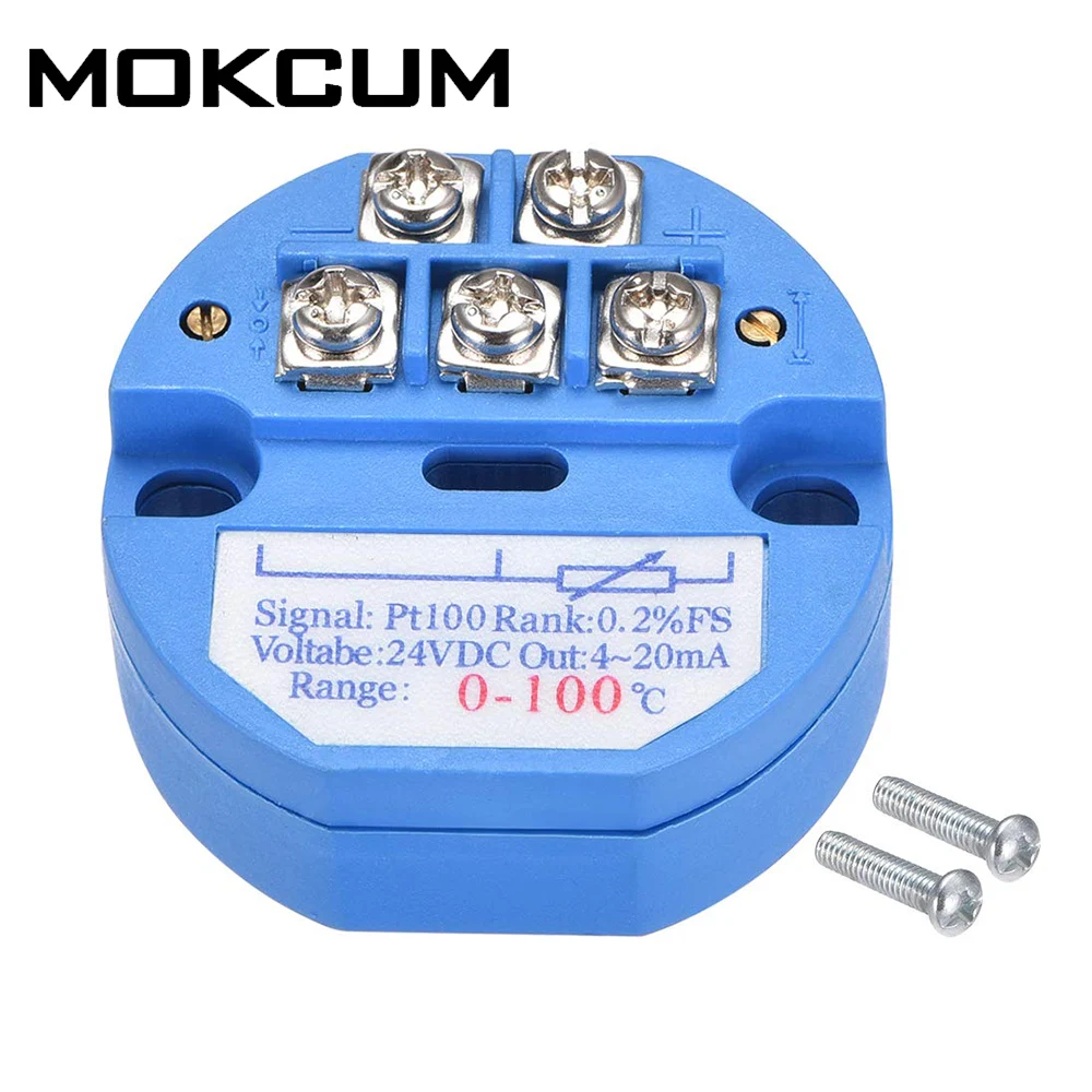 Rtd Pt100 Temperature Transmitter Sensor Module Thermal Resistance 4 ...