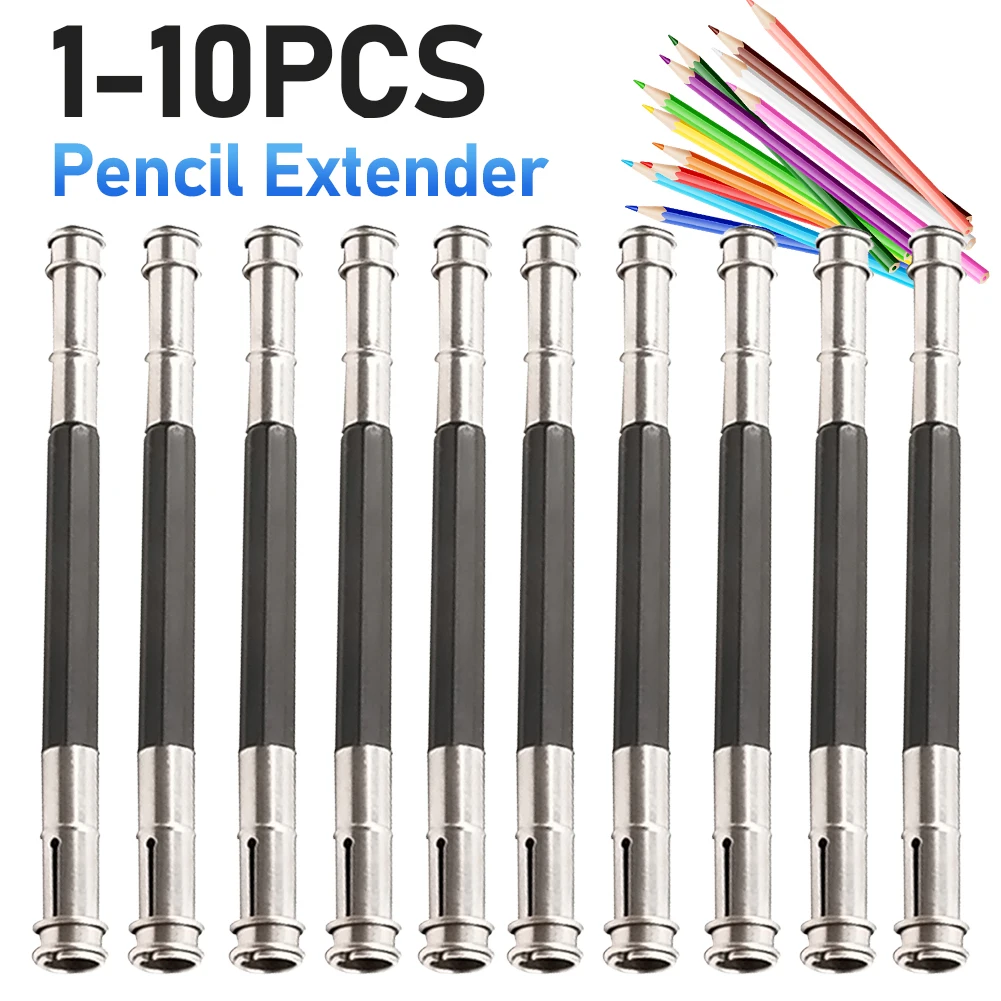 Dual-headed-Art-Write-Tool-Extender-Adjustable-Pencil-Extension ...