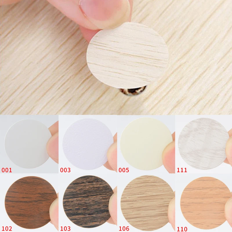 54pcs-Sheet-Self-Adhesive-Furniture-Screw-Cap-Cover-Stickers-PVC-Round ...