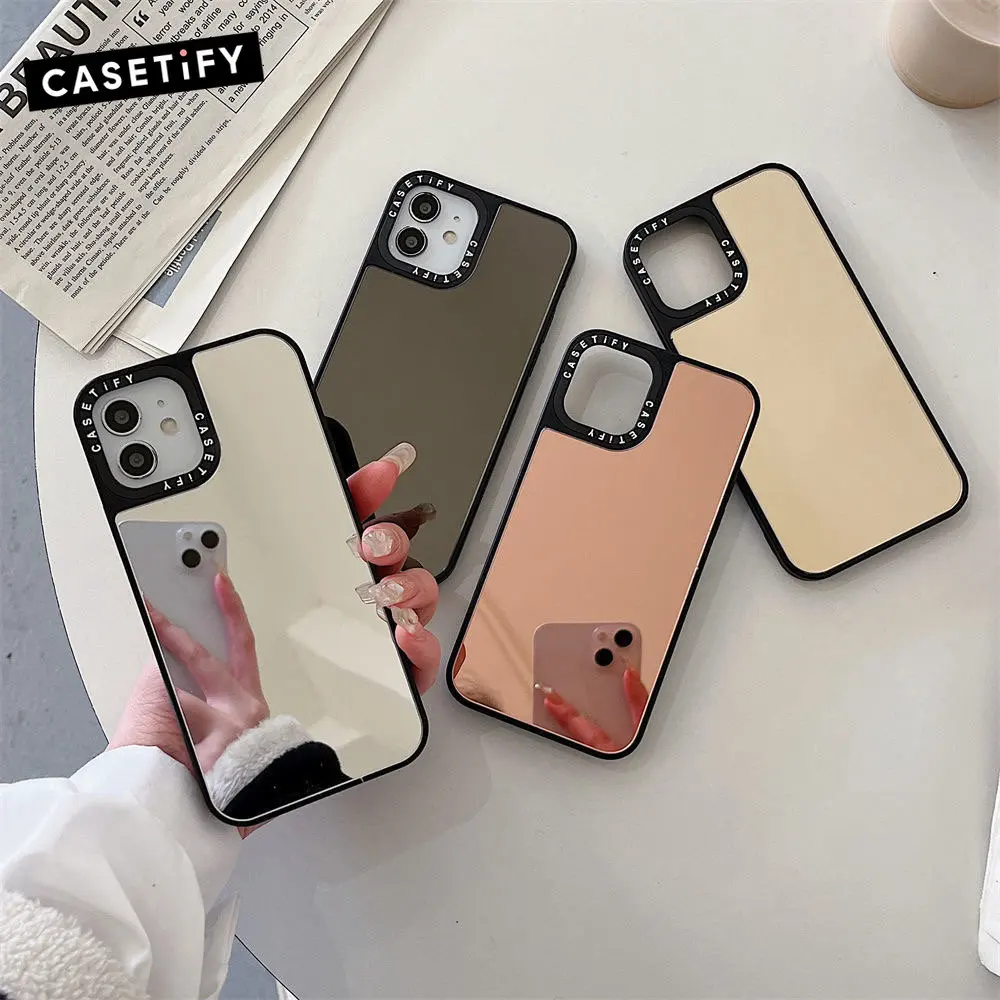 Casetify Solid Color Vanity Mirror Phone Cases For Iphone 14 13 12 11 ...