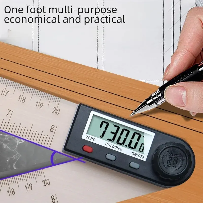 Digital-Display-Angle-Ruler-Woodworking-Measuring-Tool-Multi-function-360-Degree-Angle-Ruler ...