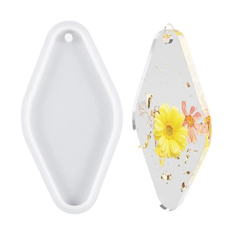 Q0KE-Diamond-Earring-Silicone-Molds-Epoxy-Resin-Mold-DIY-Resin-Pendant ...