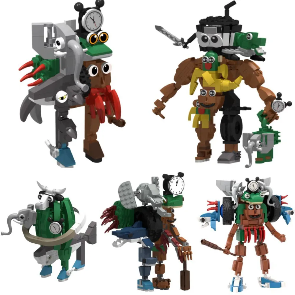 Italian Brainrot Keychain Accessory,10 Pcs Action Figures, Tralalero ...